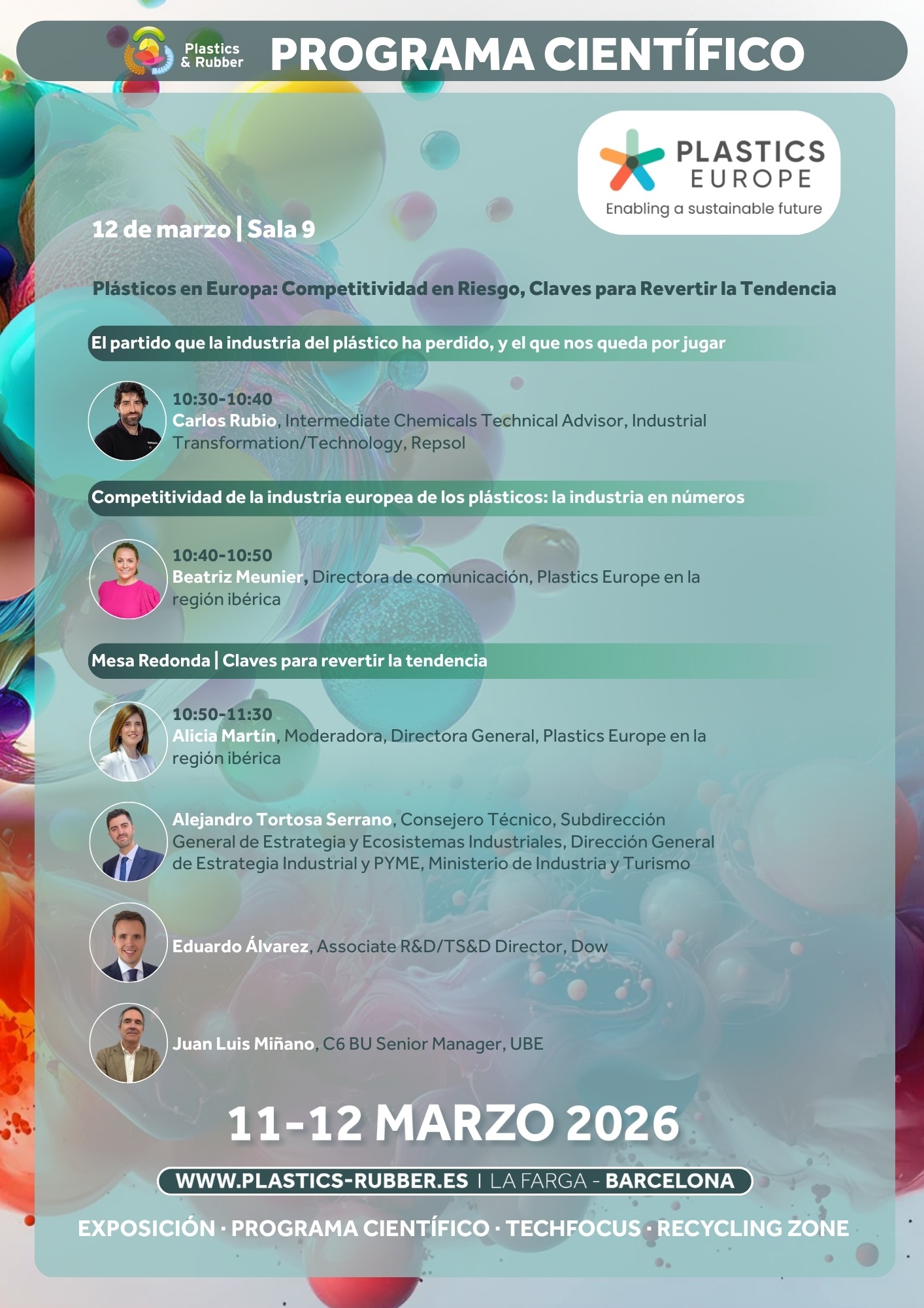 Plastics Europe participará en la 3ª edición de Plastics & Rubber con ...